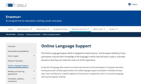 Mrežna jezična potpora – OLS Online Language Support | Tehnička škola ...